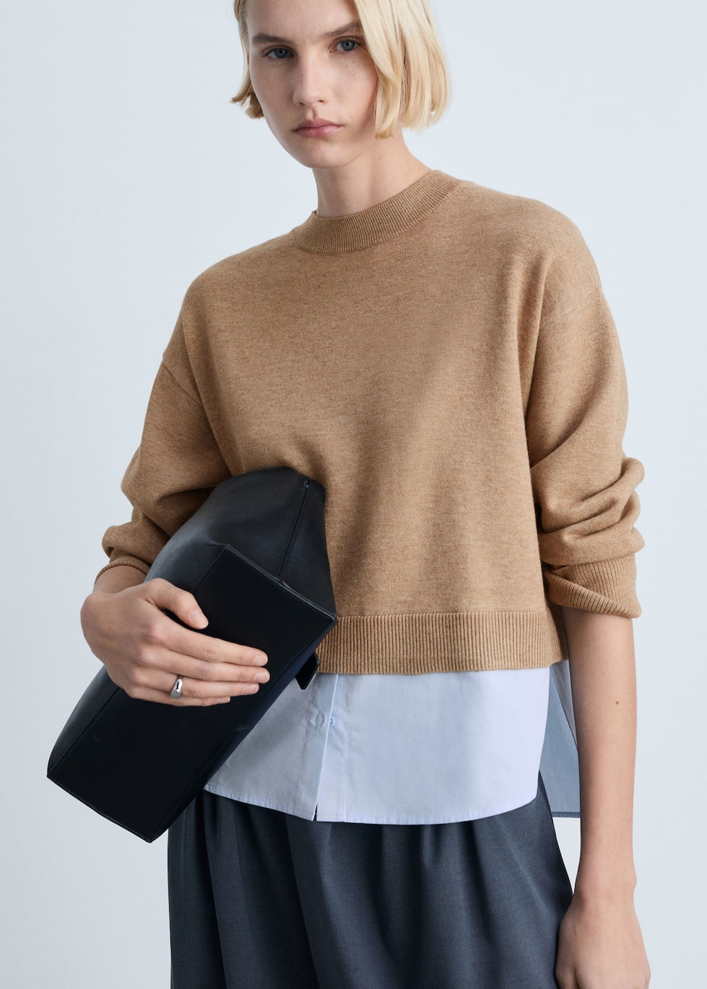 Jersey Garance camel - MNG Ecuador